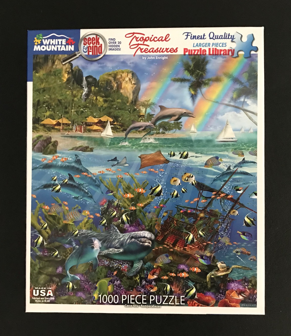 10131 - White Mountain - Seek & Find - 24" x 30" - John Enright ...