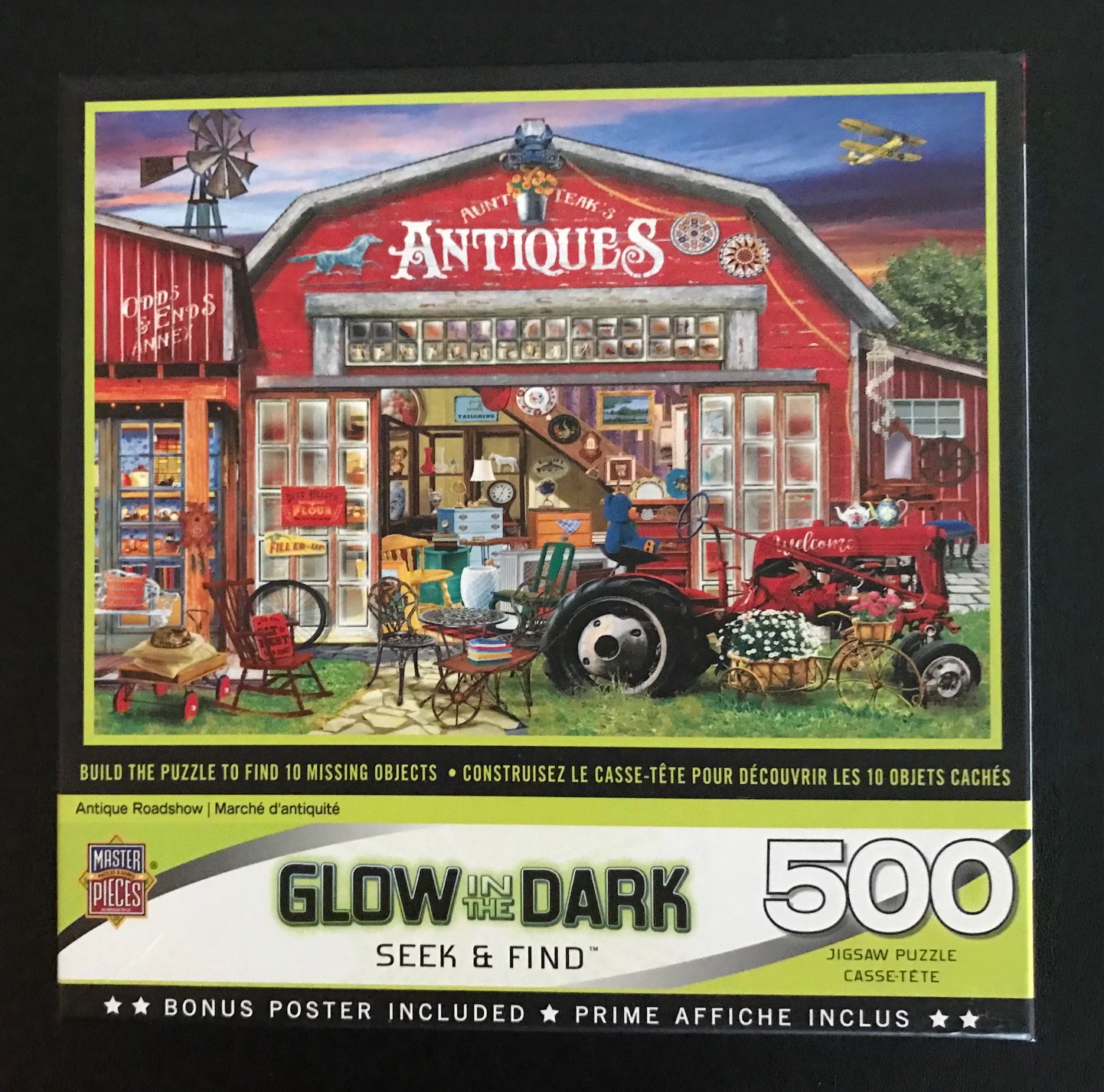 50667 - MasterPieces - Glow in the Dark - Seek & Find - 21" x 15 ...