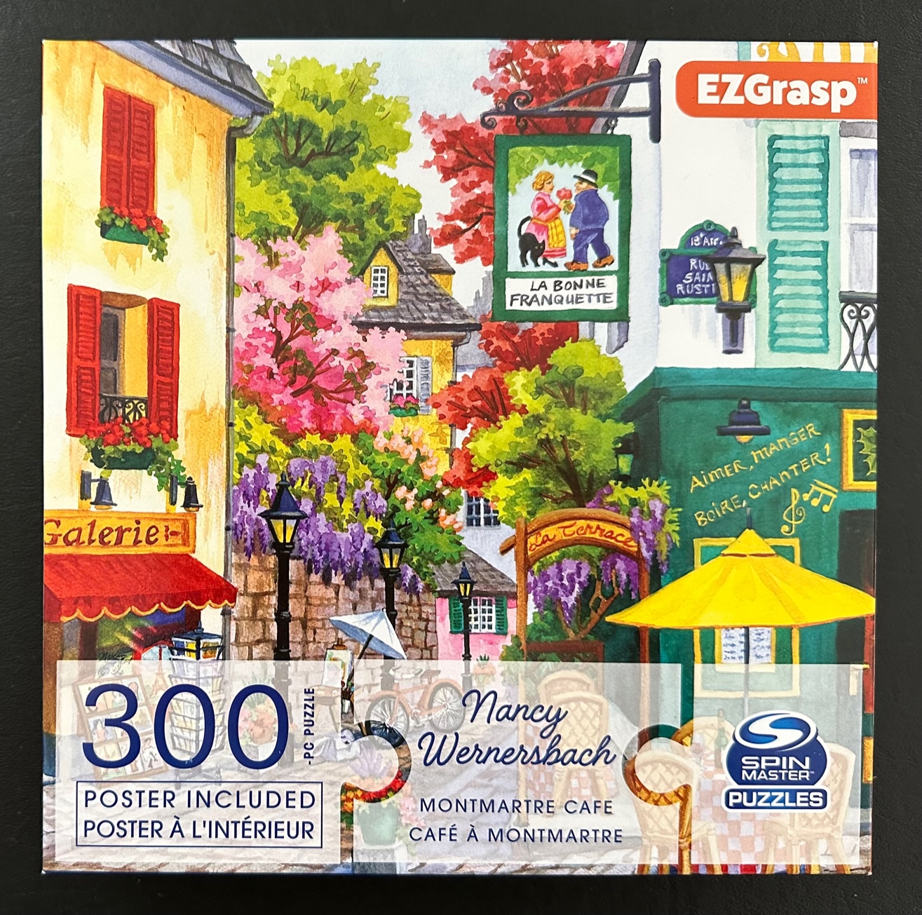 30228 - Spin Master - 24" x 18" - Nancy Wernersbach - Montmartre Cafe ...