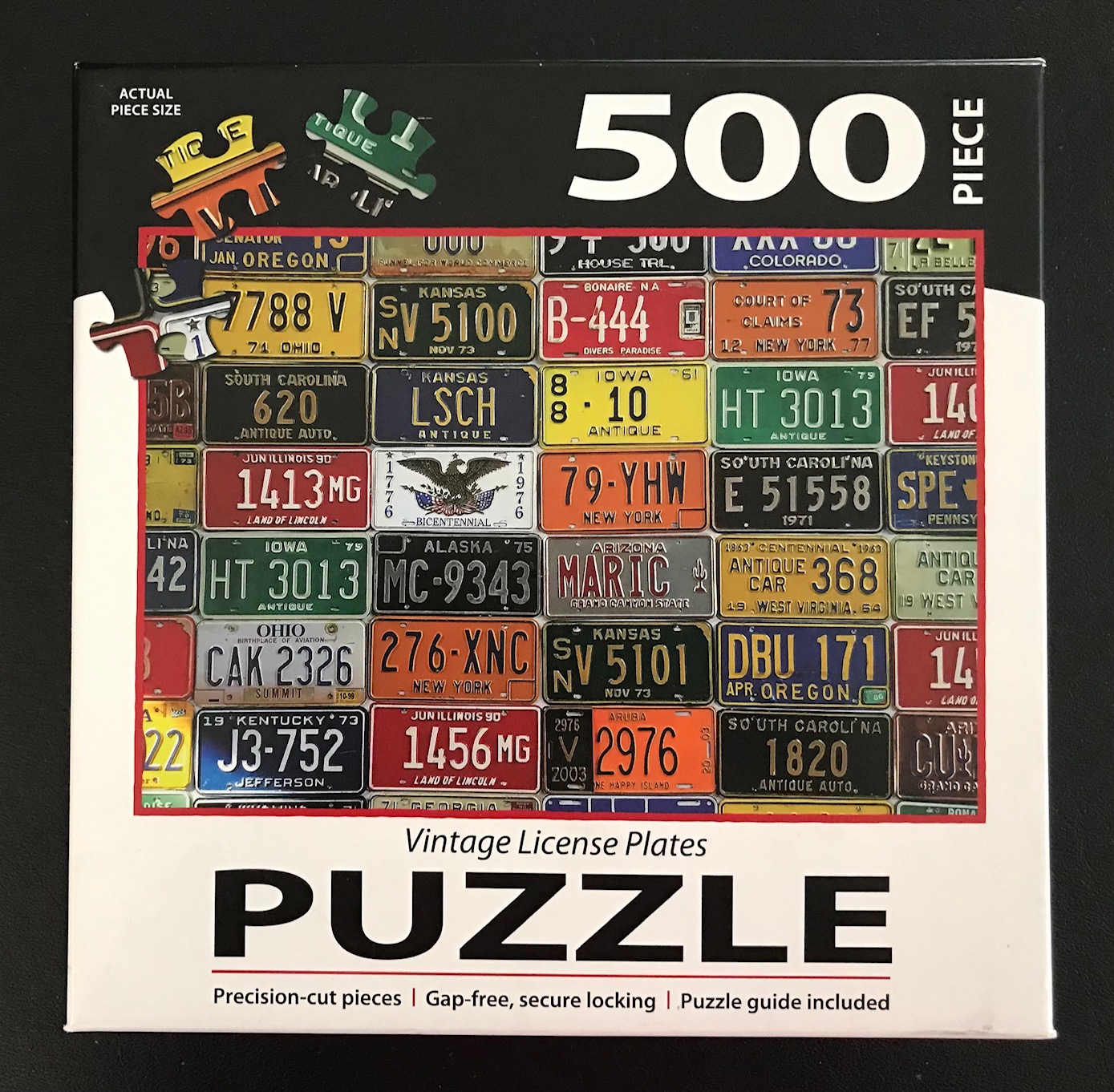 50110 - TL Turner - 24" x 18" - Vintage License Plates - 500 Piece ...