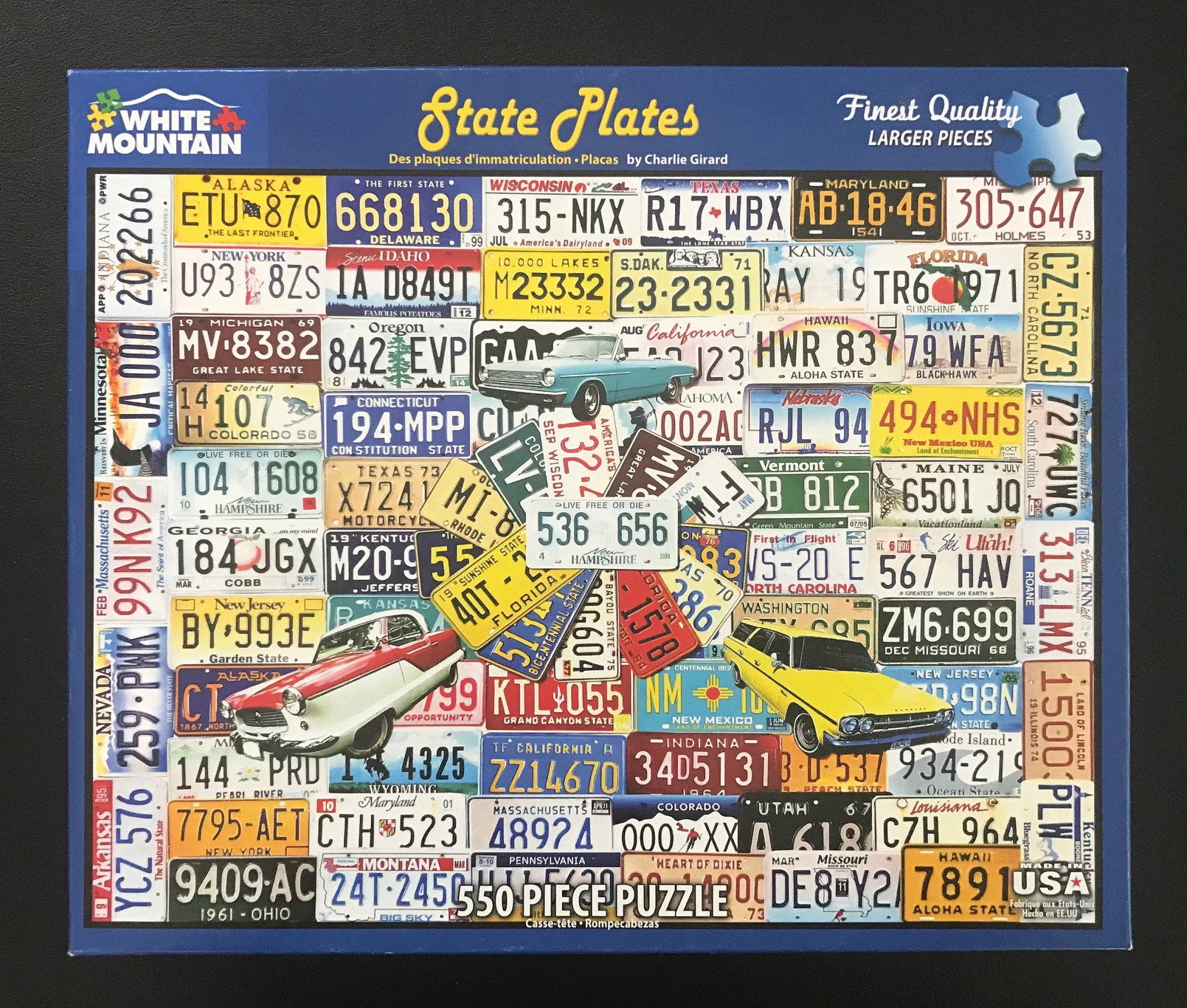 50422 - White Mountain - 18" x 24" - Charlie Girard - State Plates ...