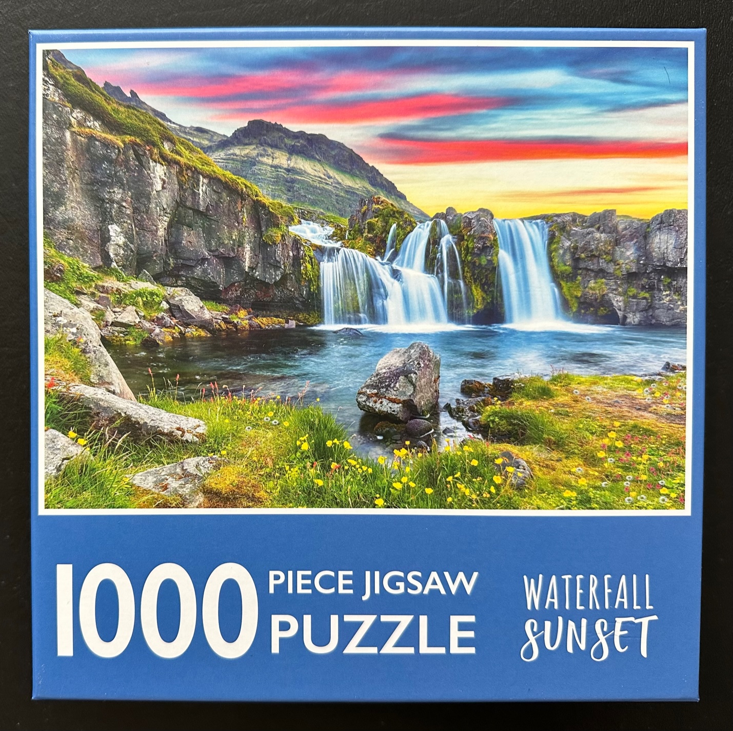 11087 - Page Publications - 27.5" x 19.7" - Waterfall Sunset - 1000 ...