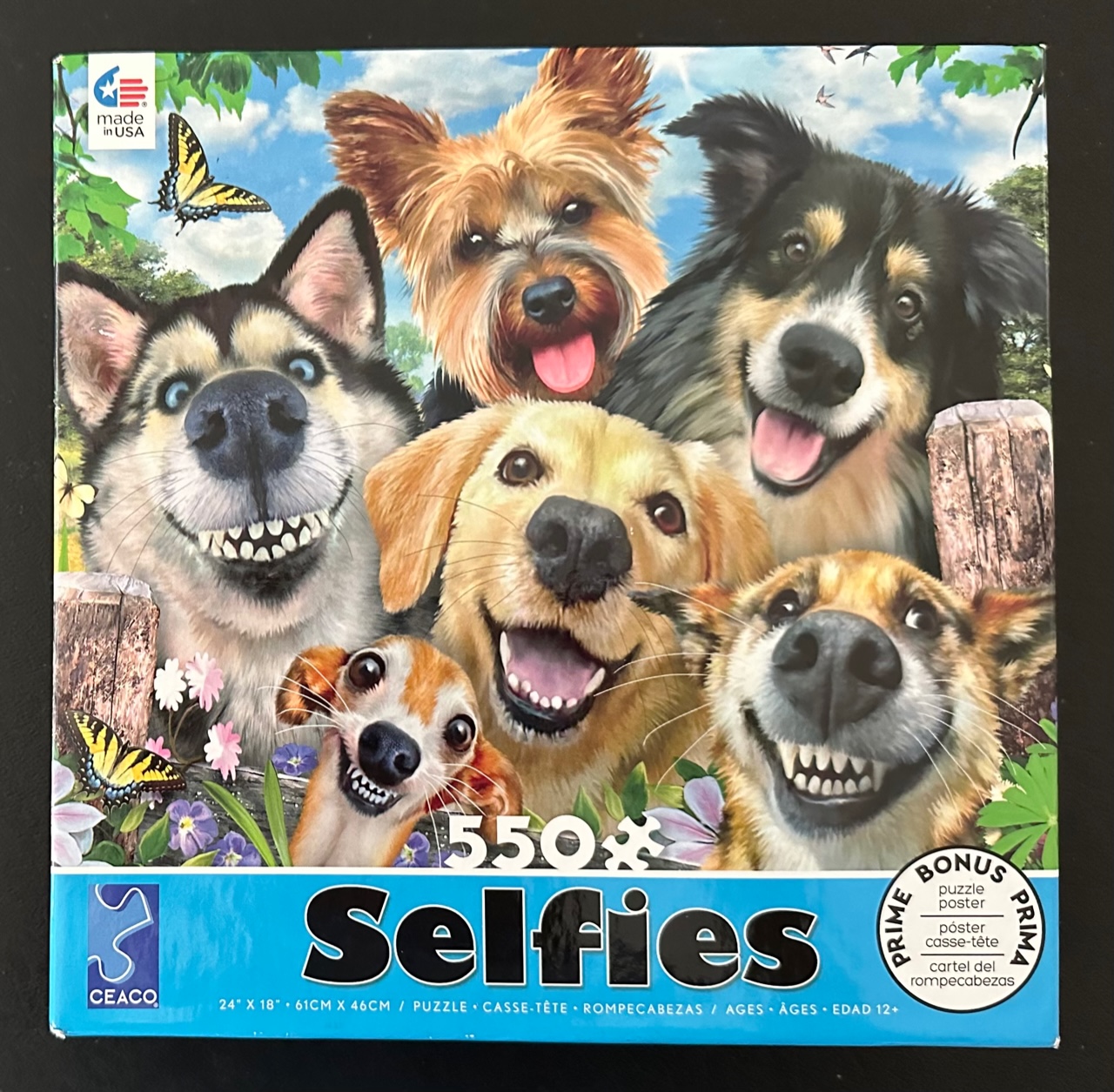 50239 - Ceaco - 24" x 18" - Howard Robinson - Selfies (Husky & Lab ...