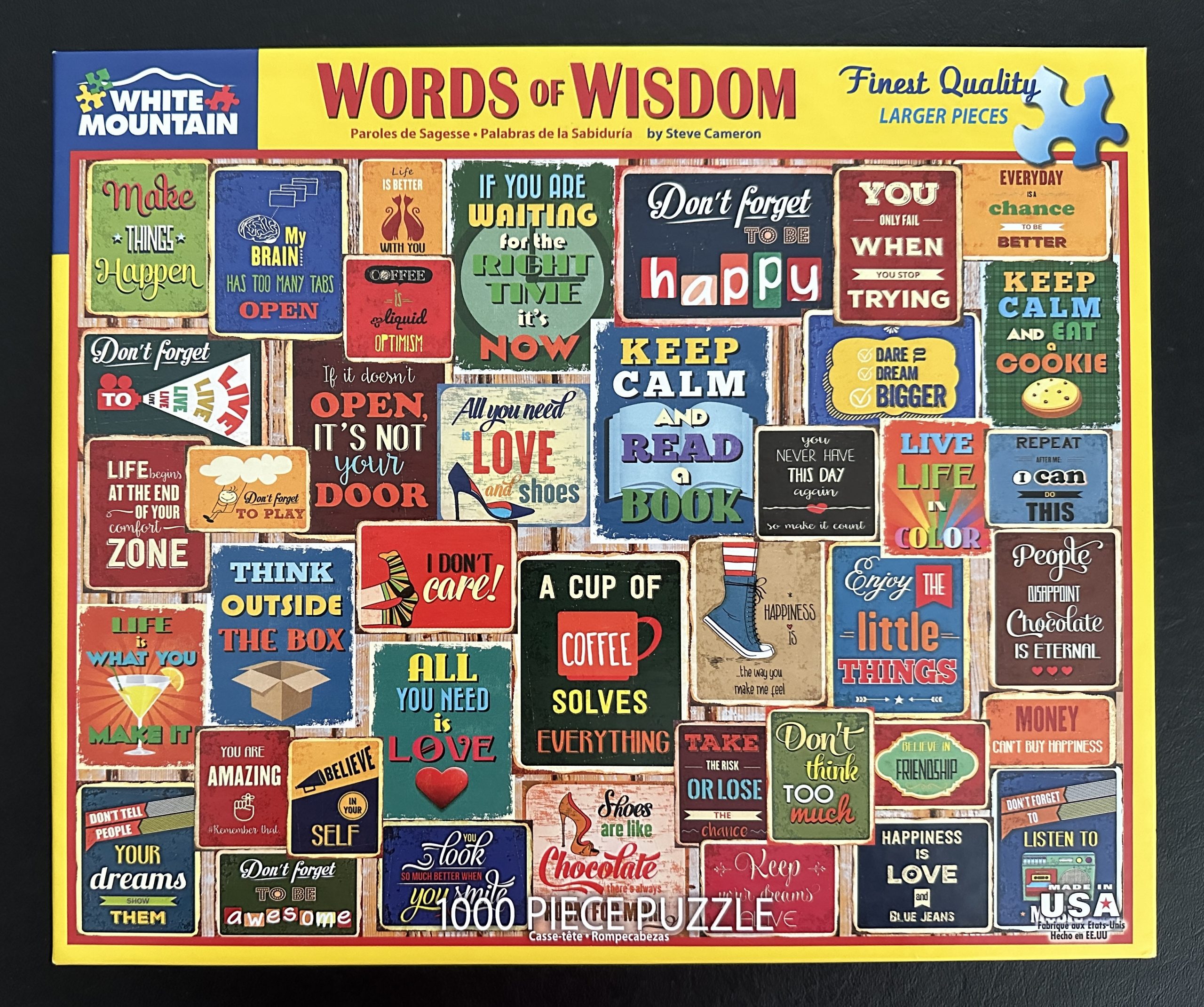 10065 - White Mountain - 24" x 30" - Steve Cameron - Words of Wisdom ...