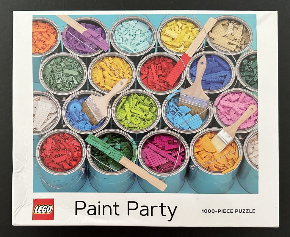 10971 - LEGO - 25" x 20" - Paint Party - 1000 Piece - Puzzles on Wheels