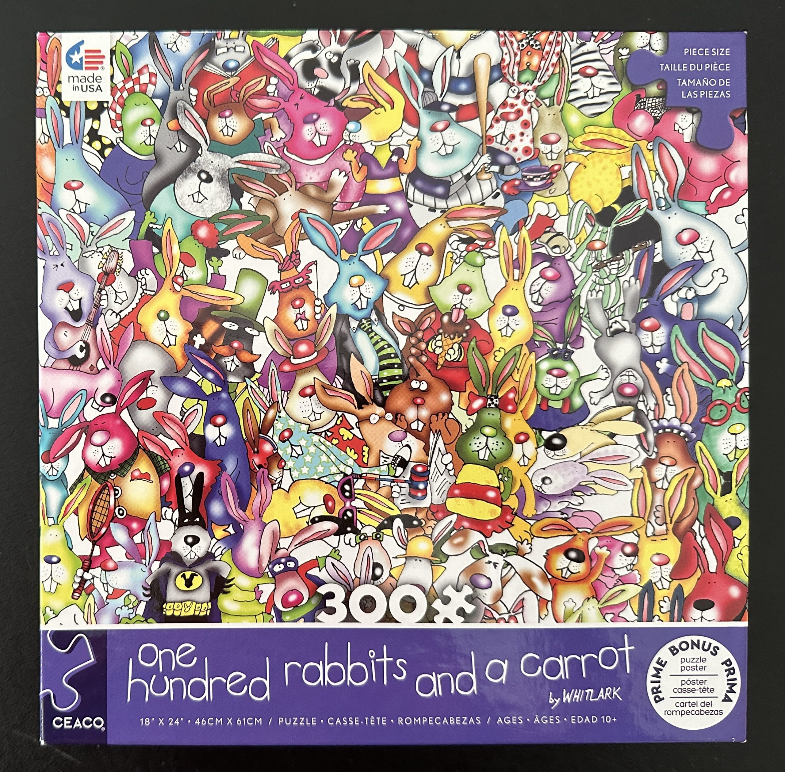 30608 - Ceaco - 18" x 24" - Kevin Whitlark - One Hundred Rabbits and a ...