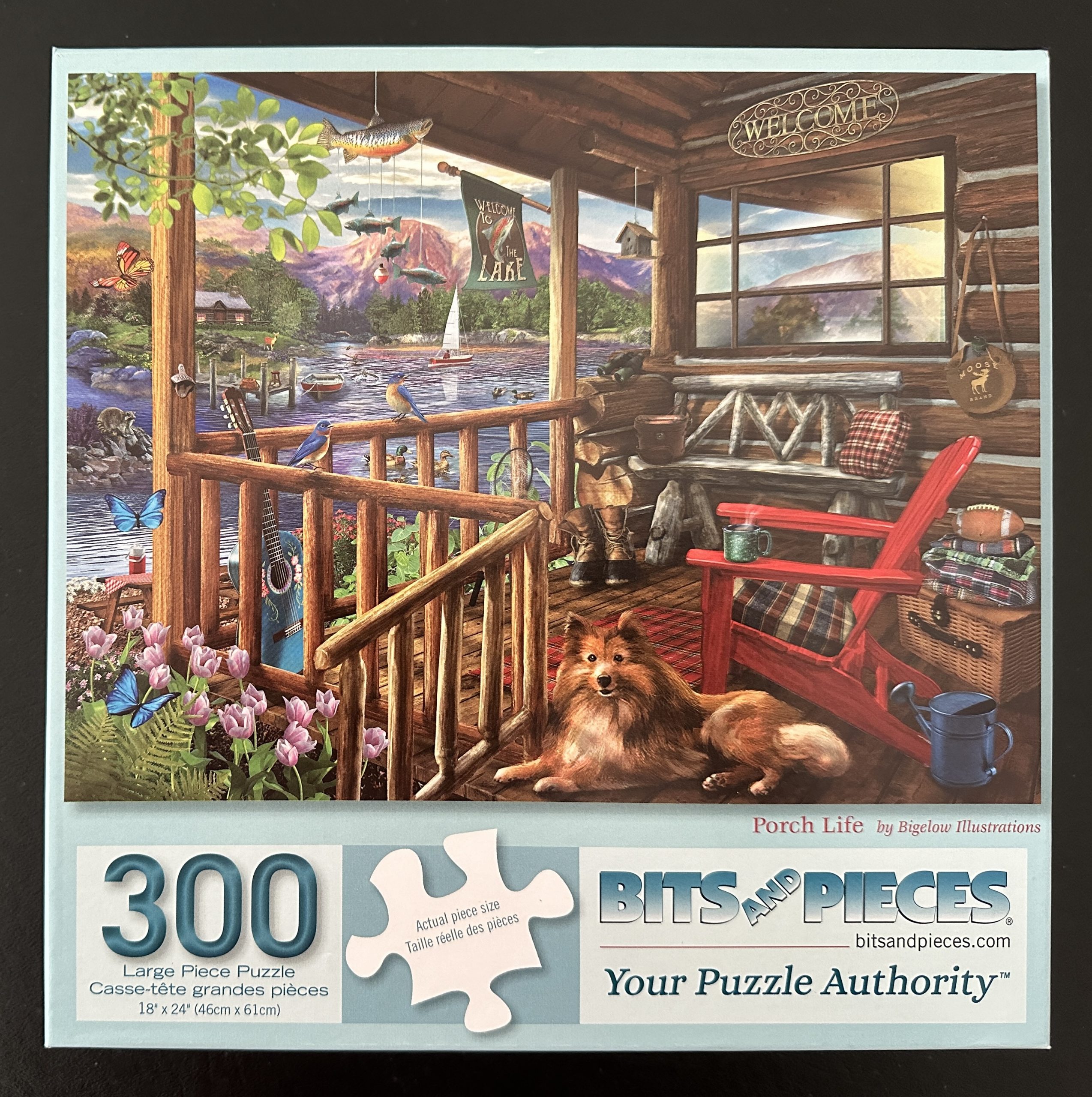 30609 - Bits and Pieces - 18" x 24" - Bigelow Illustrations - Porch ...