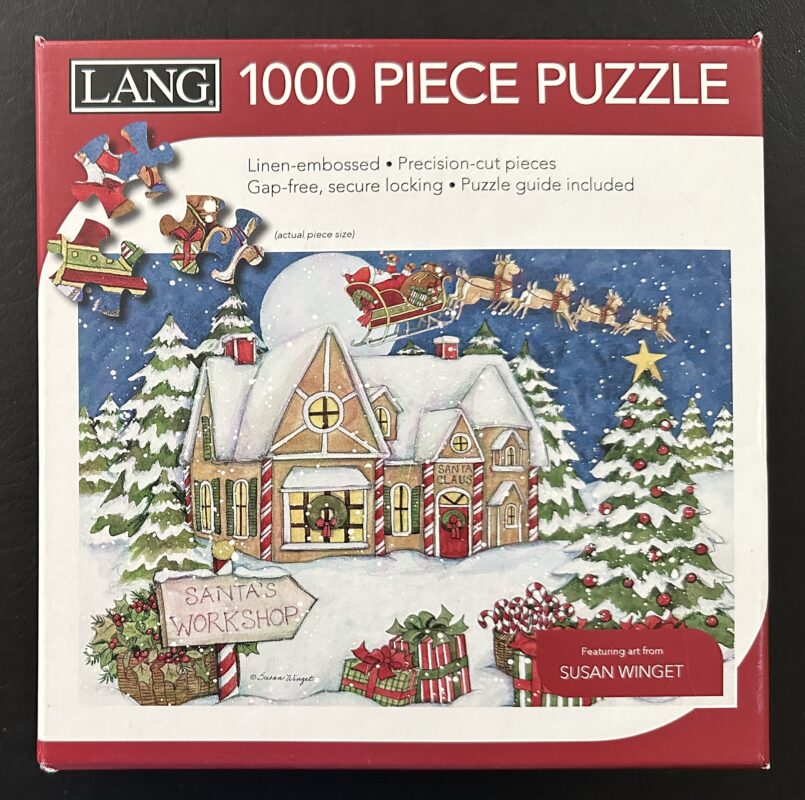 H1136 - Lang - 29" x 20" - Susan Winget - Santa's Workshop - 1000 Piece ...
