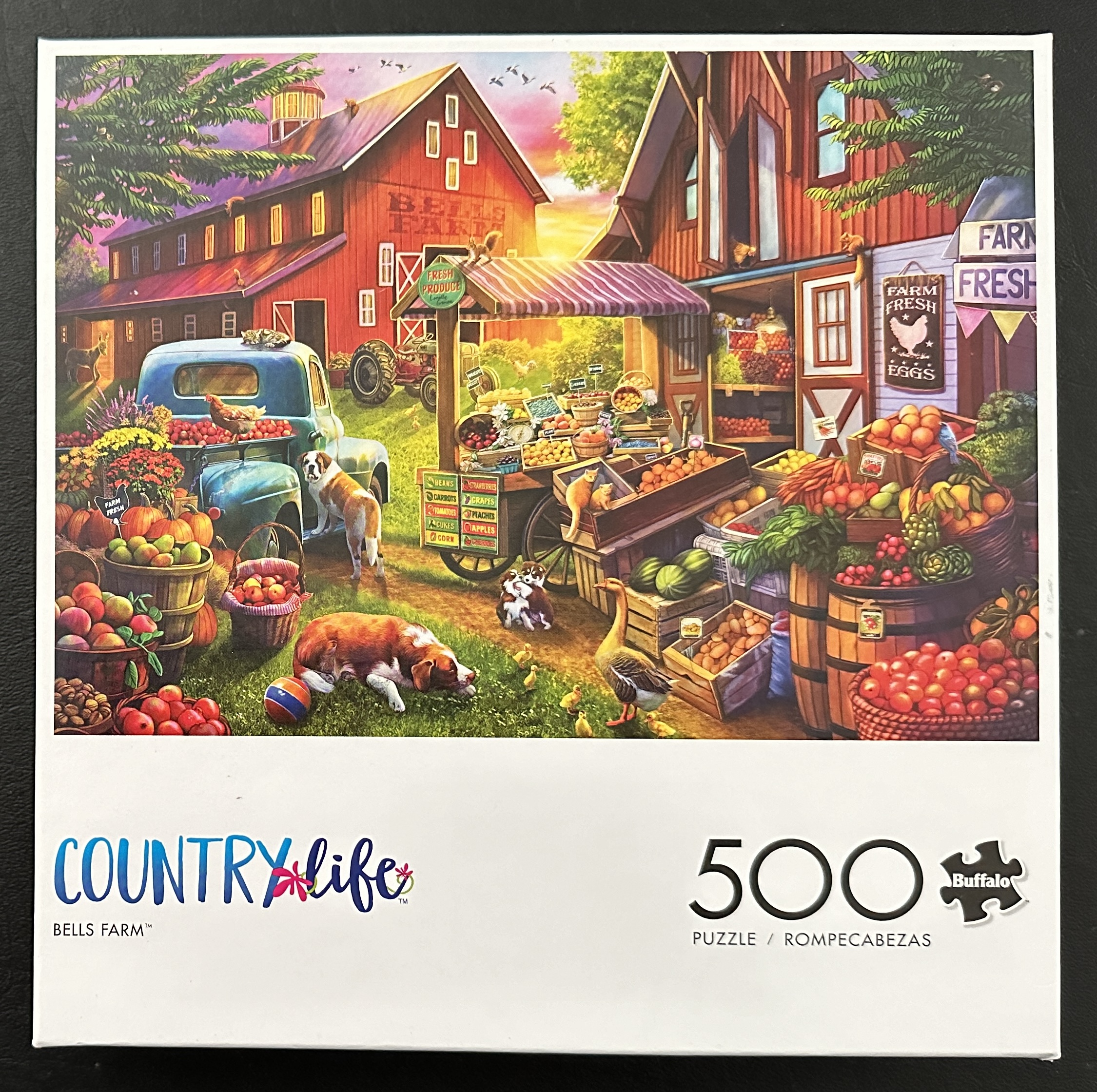 50362 - Buffalo - Country Life - 21.25" x 15" - Olga - Bells Farm - 500 ...